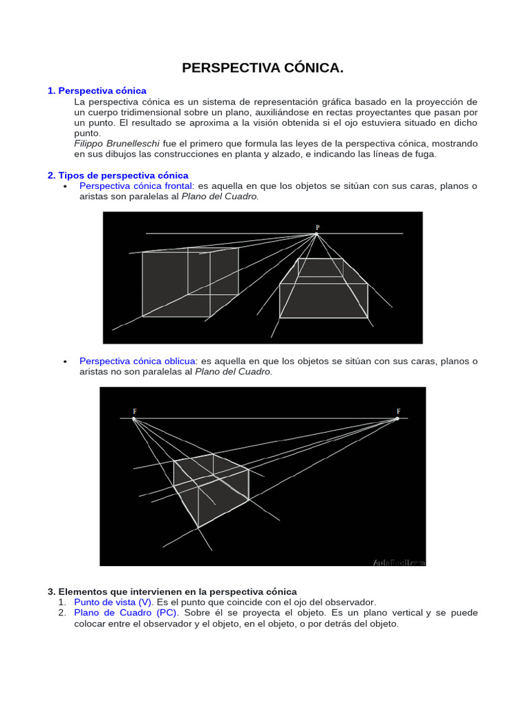 Perspectiva Cónica | PDF