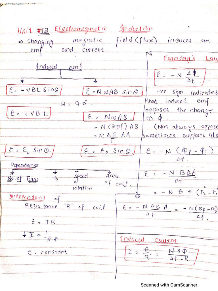 Electromagnetic Induction | PDF
