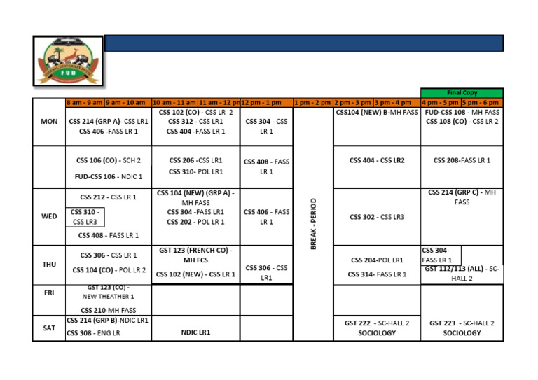 Css Final Ss TT 2024 | PDF