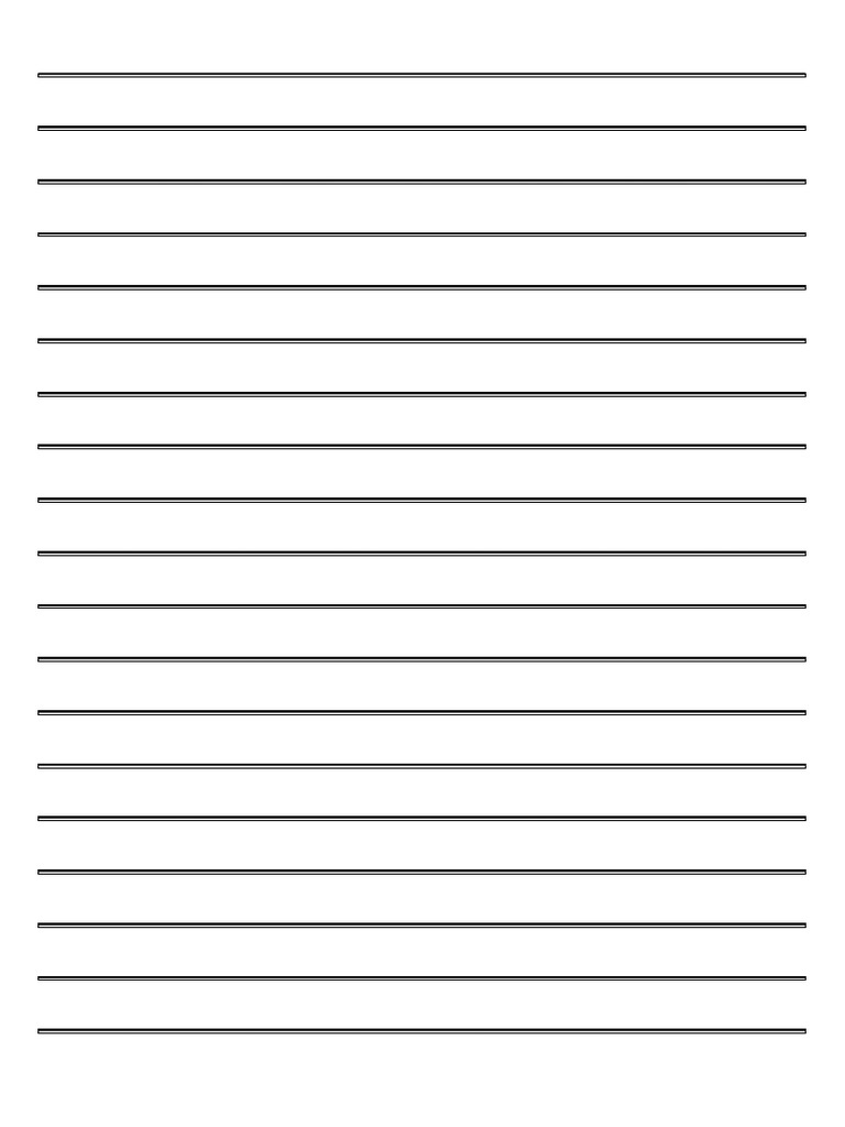 Hoja Con Lineas Oficio 3 | PDF