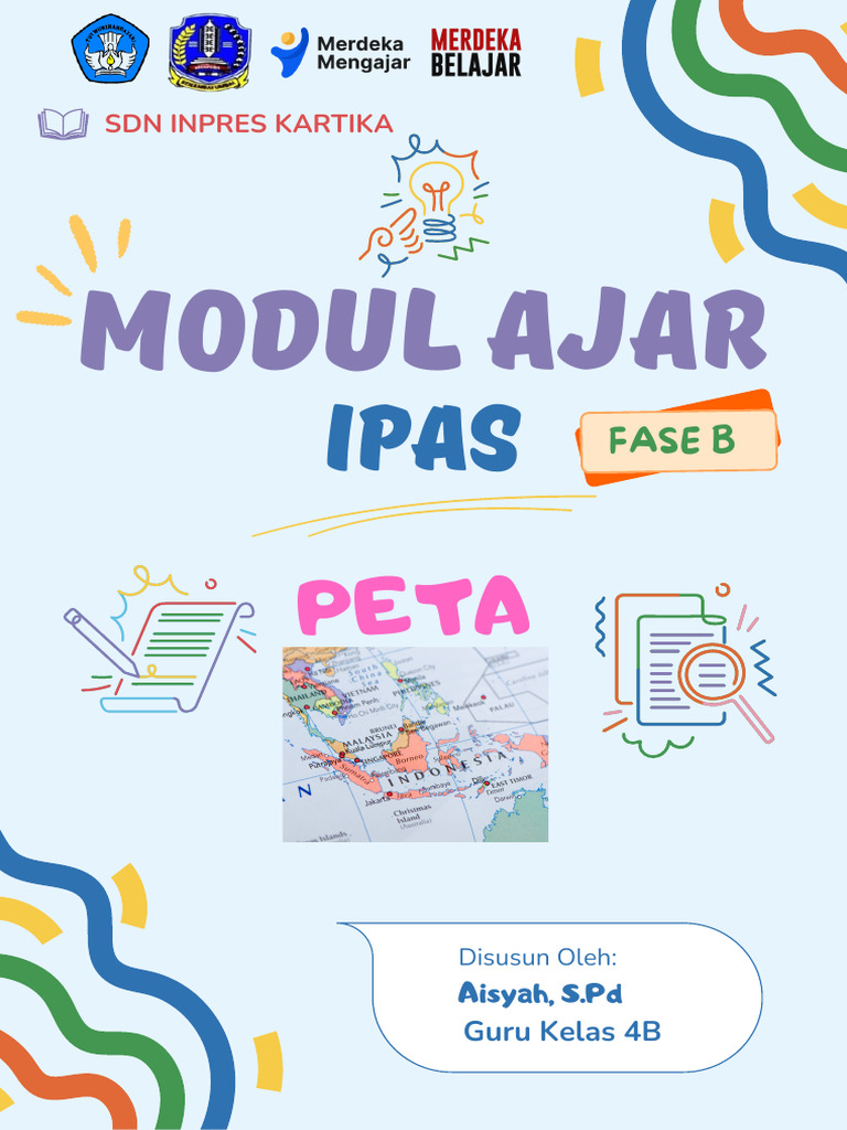 Biru Ungu Ceria Lucu Cover Modul Pembelajaran Dokumen A4 | PDF | Career ...