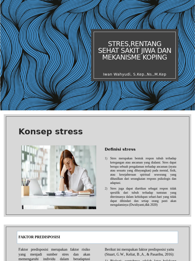 Stres, Rentang Sehat Sakit Jiwa Dan Koping | PDF