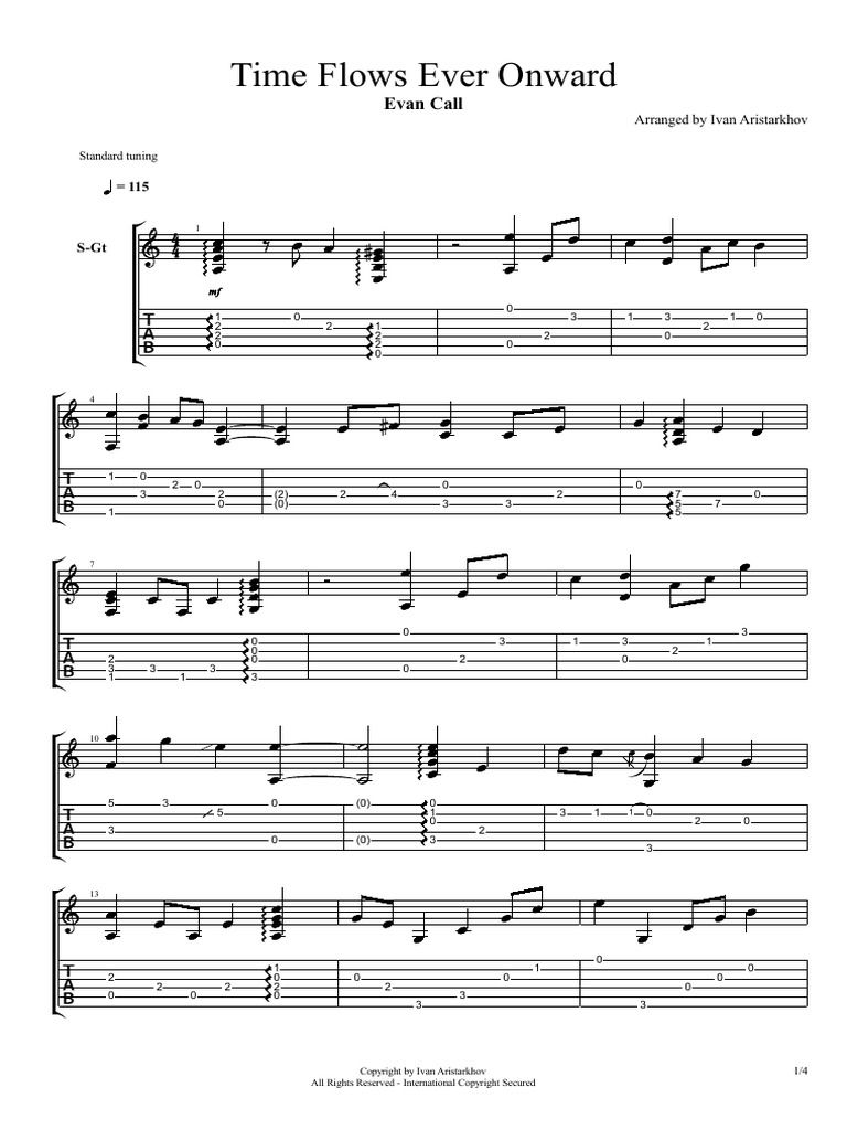 Time Flows Ever Onward | PDF