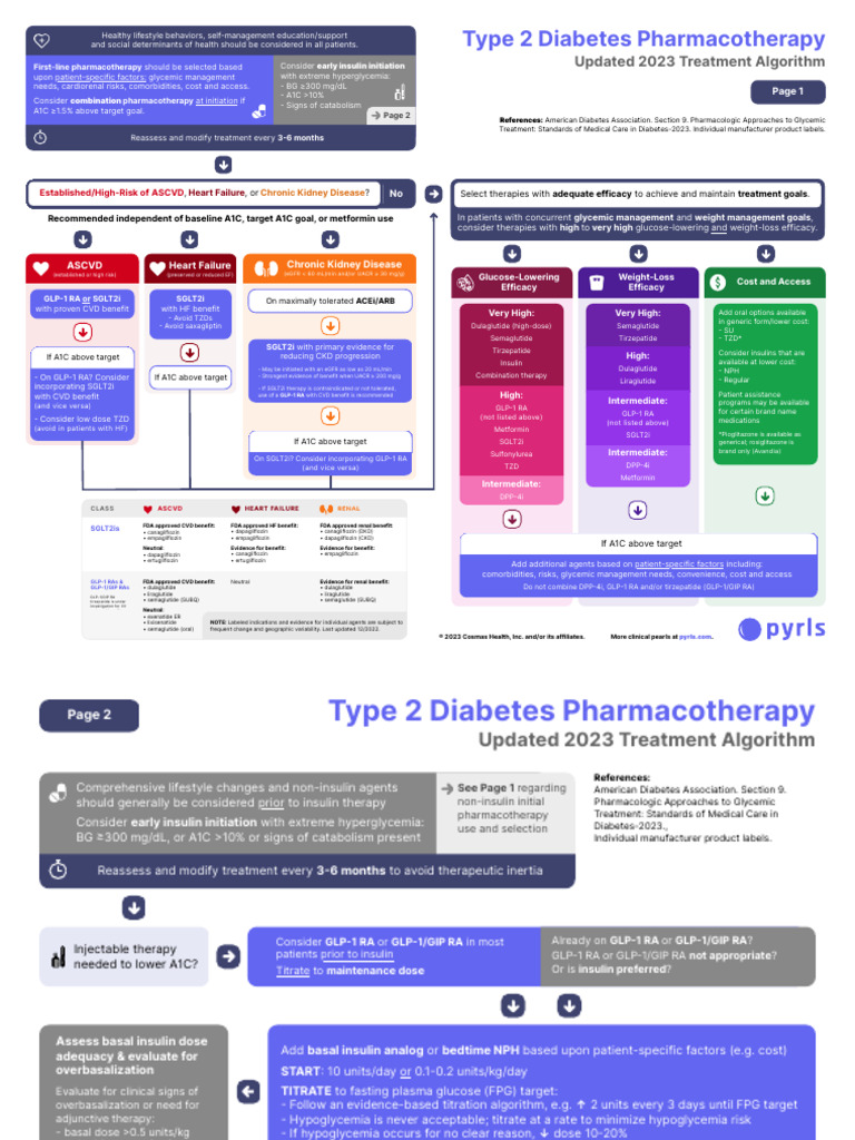T2DM Pharmacotherapy | PDF