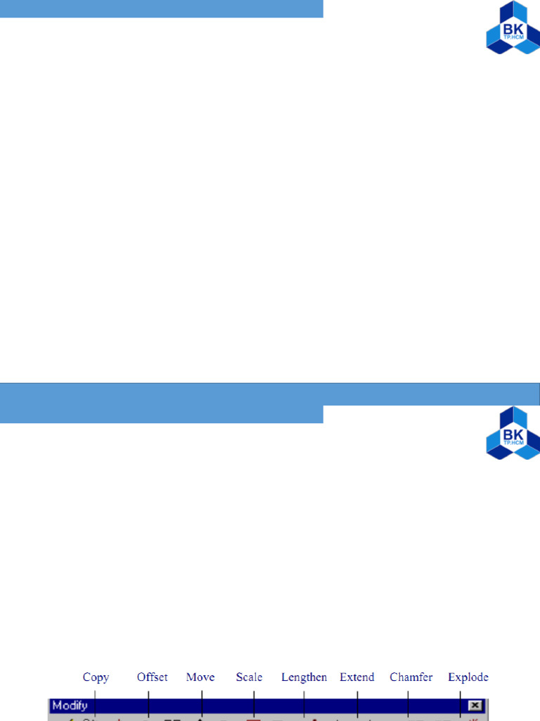 Chapter 5 - Editting Commands 1 | PDF