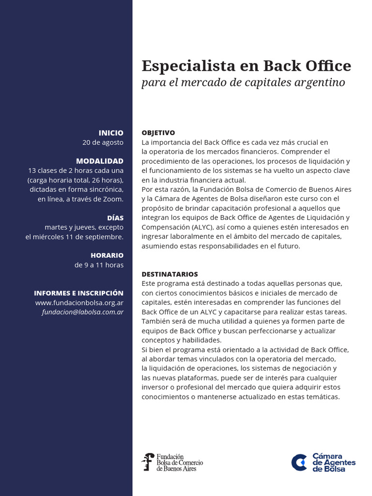 Back Office | PDF