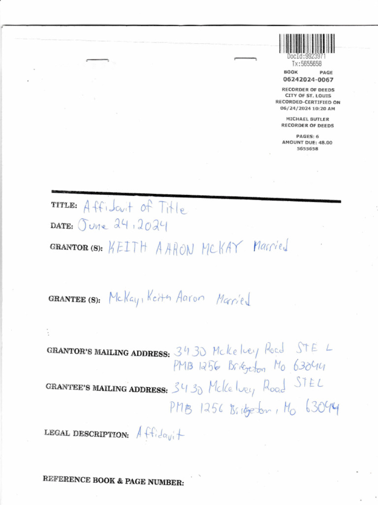 Affidavit and Statement of Beneficial Ownership | PDF | Affidavit | Atoms