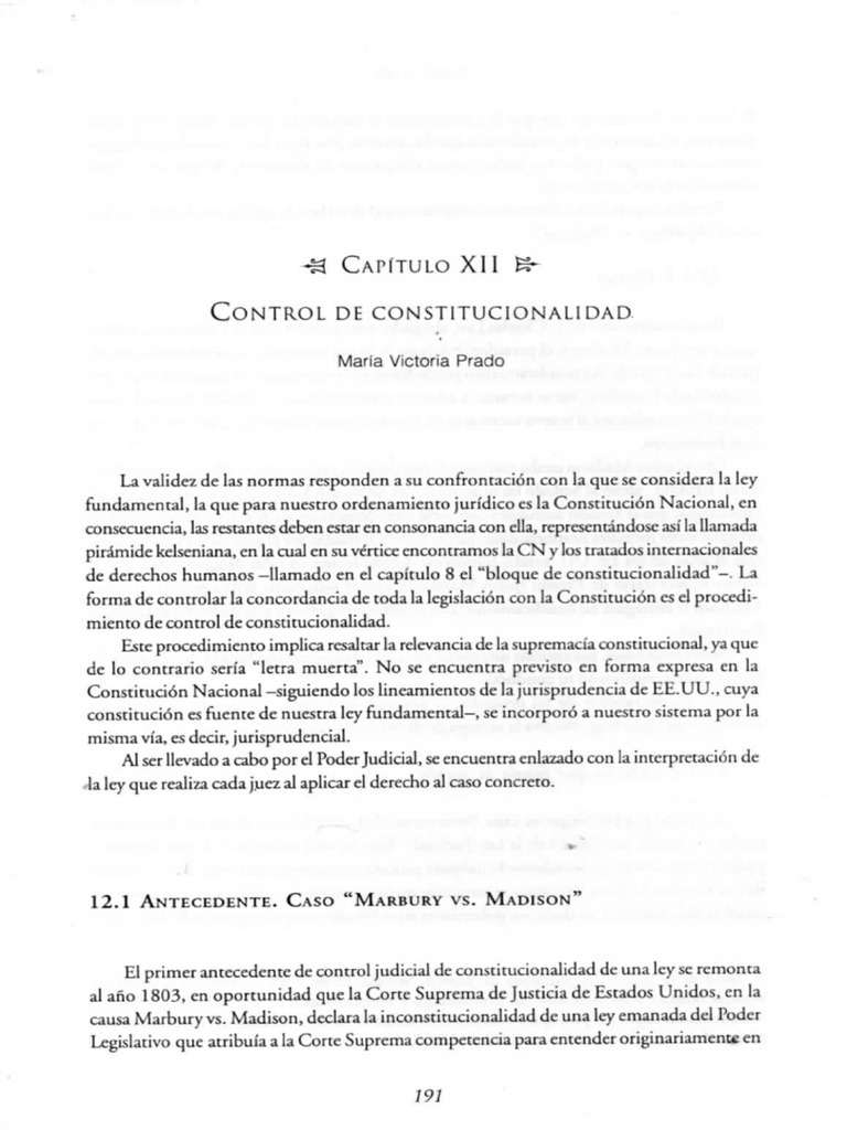 Control de Constitucionalidad | PDF