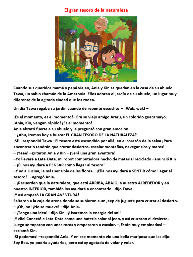 El gran tesoro de la naturaleza | PDF | Ciencias sociales | Arte