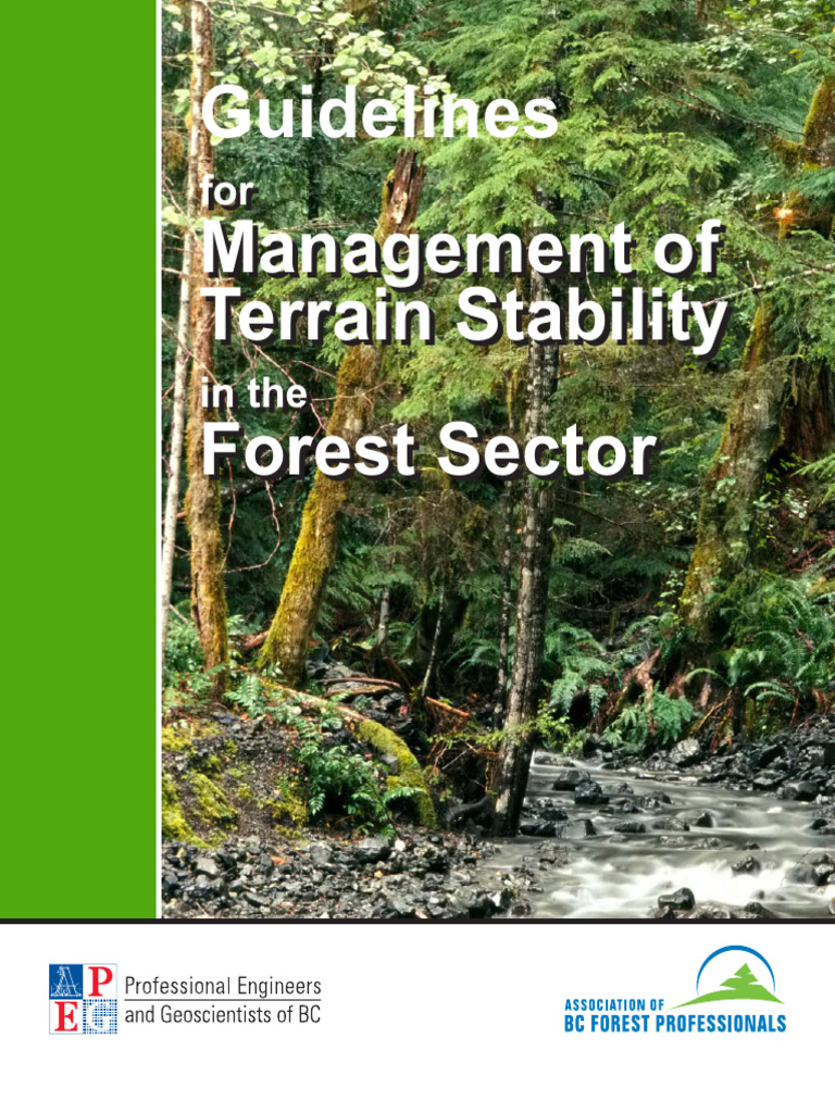 APEGBC Guidelines For Management of Terrain Stability in The Forest ...