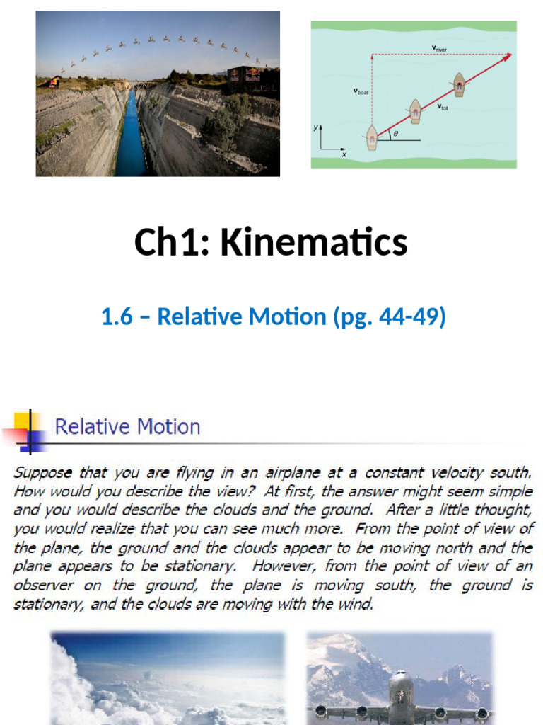 Pp4 Relative Motion 1.6 With Notes | PDF