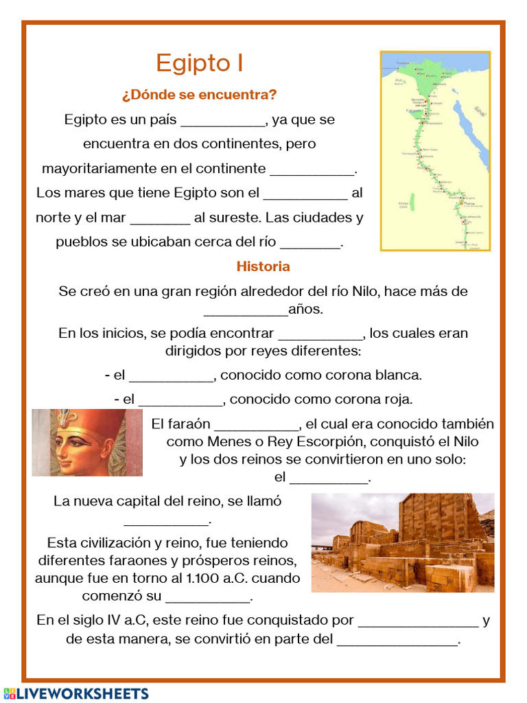 Egipto I: ¿Dónde Se Encuentra? | PDF