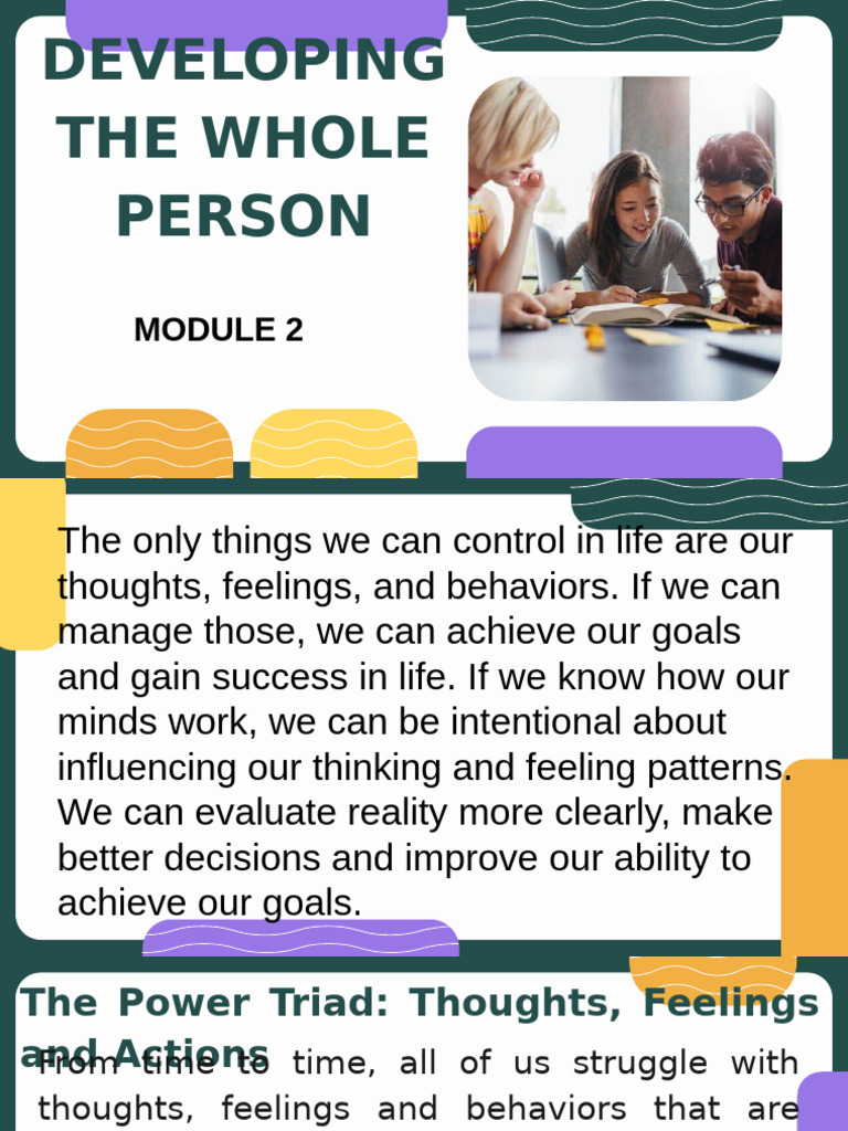 Developing the Whole Person | PDF