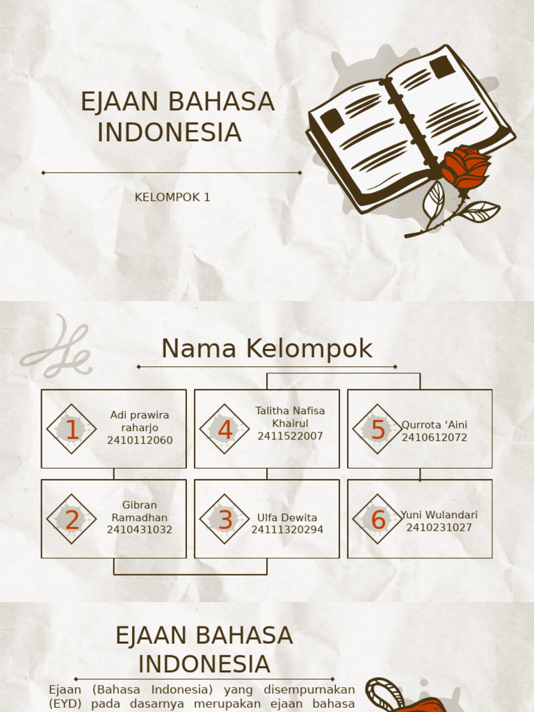 Kel 1 - Ejaan B.indo | PDF