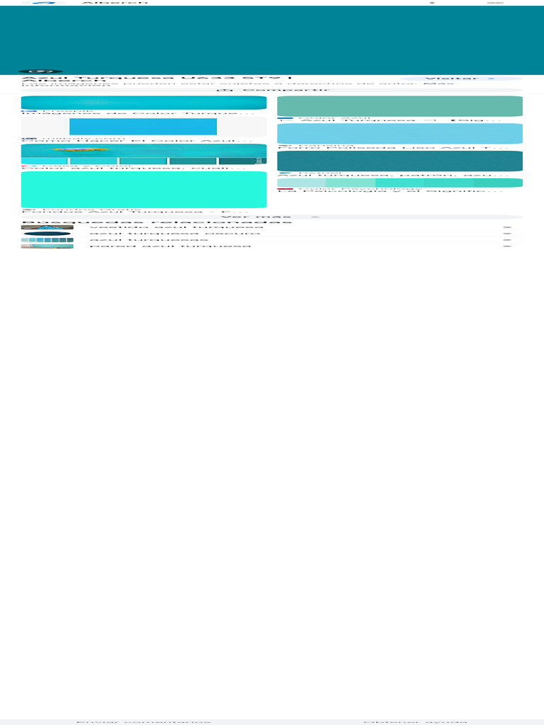 Azul Turquesa - Búsqueda de Google | PDF