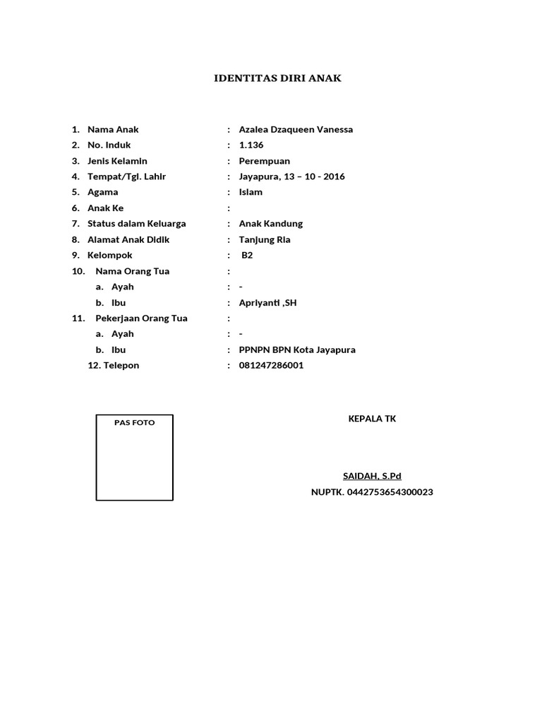 rapot Meisyha Indira(1) | PDF