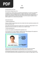 Bicol University BUCET Application Form | PDF