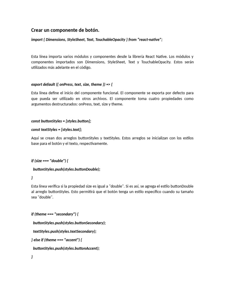 Explicación de Código | PDF