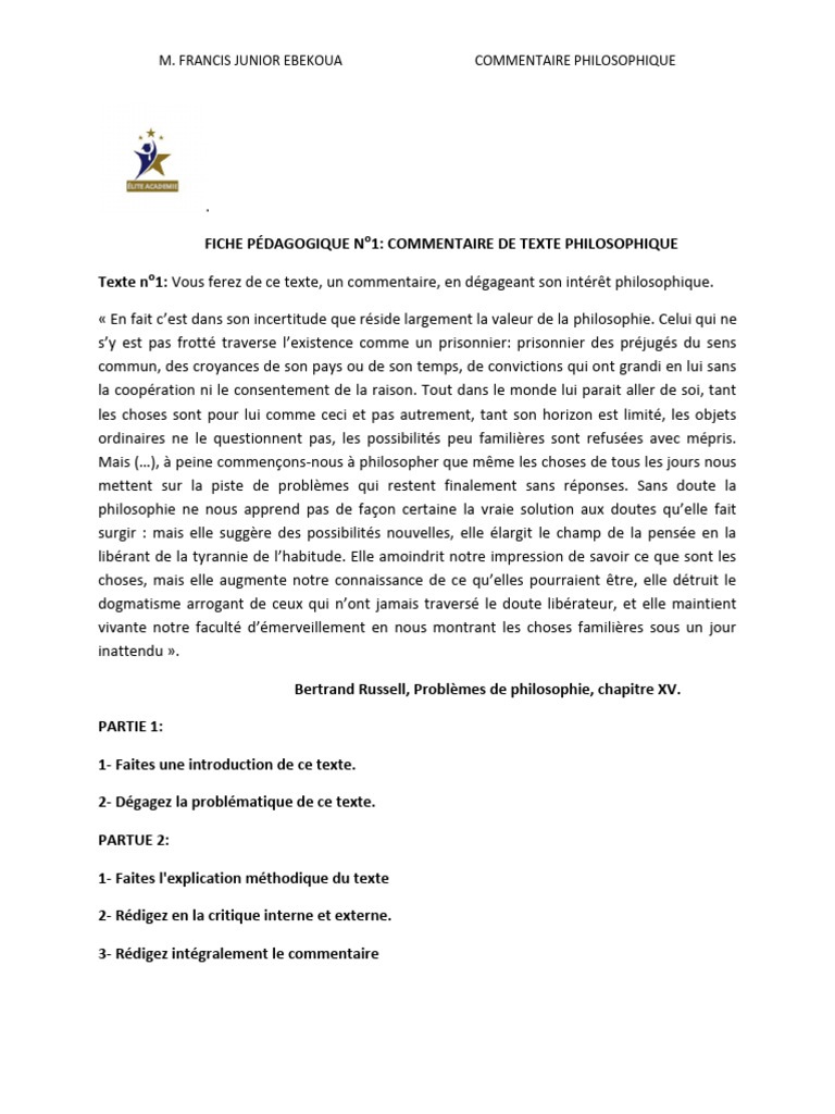Texte N 1 | PDF