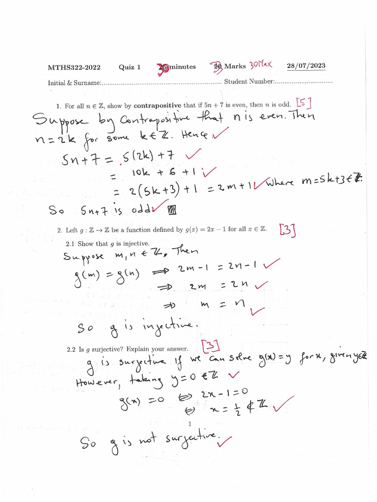 Quiz_1-2023-Memo | PDF
