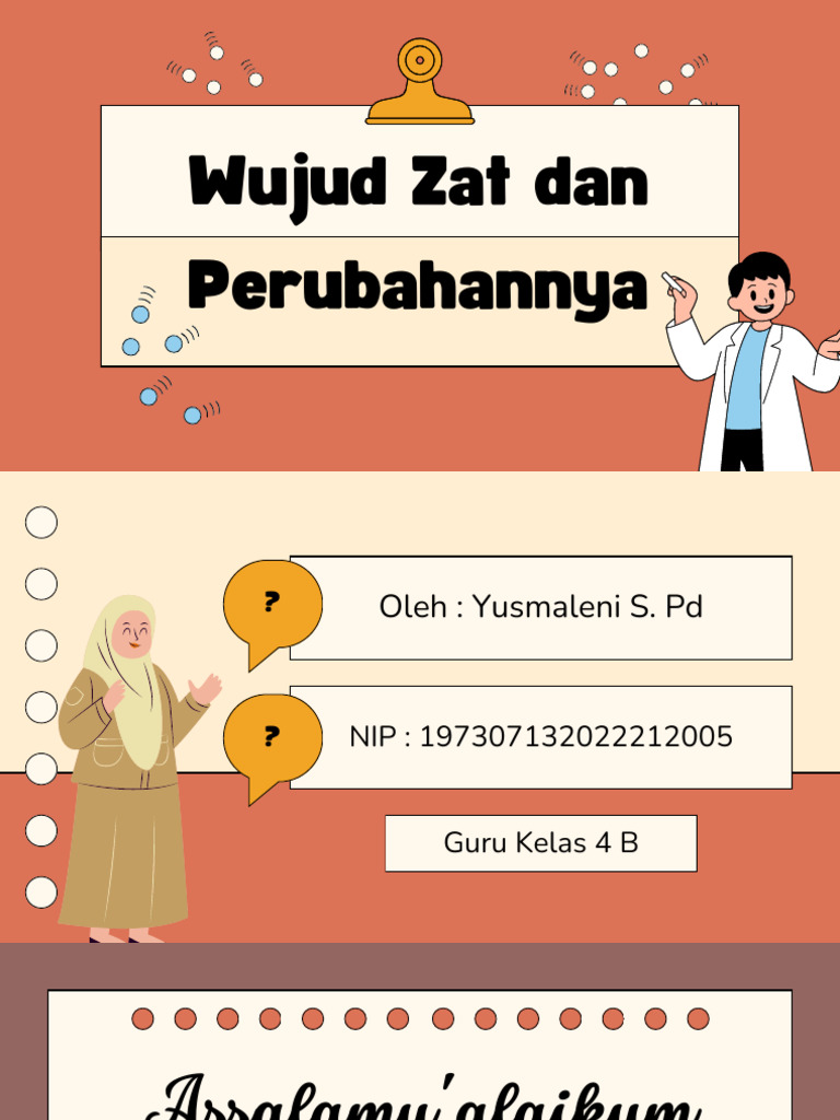 Presentasi Pendidikan Wujud Zat dan Perubahan nya | PDF Presentasi Pendidikan Wujud Zat dan Perubahan nya | PDF
