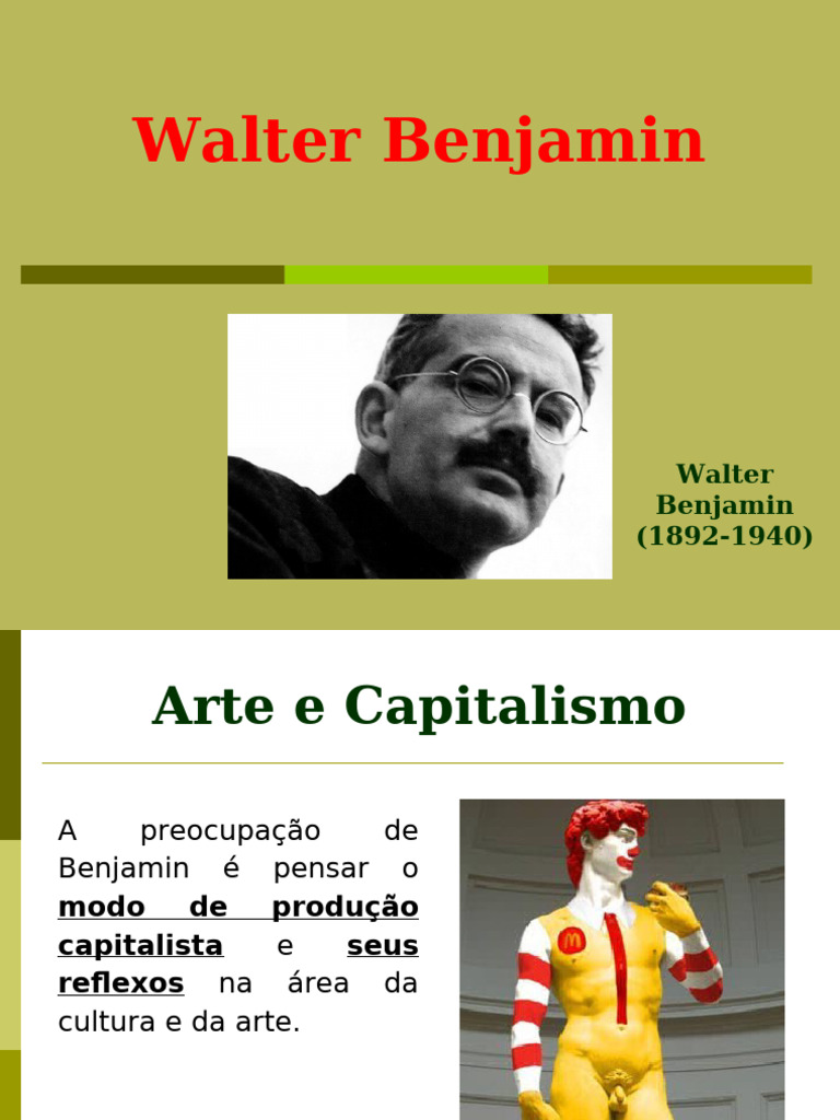 Walter Benjamin | PDF