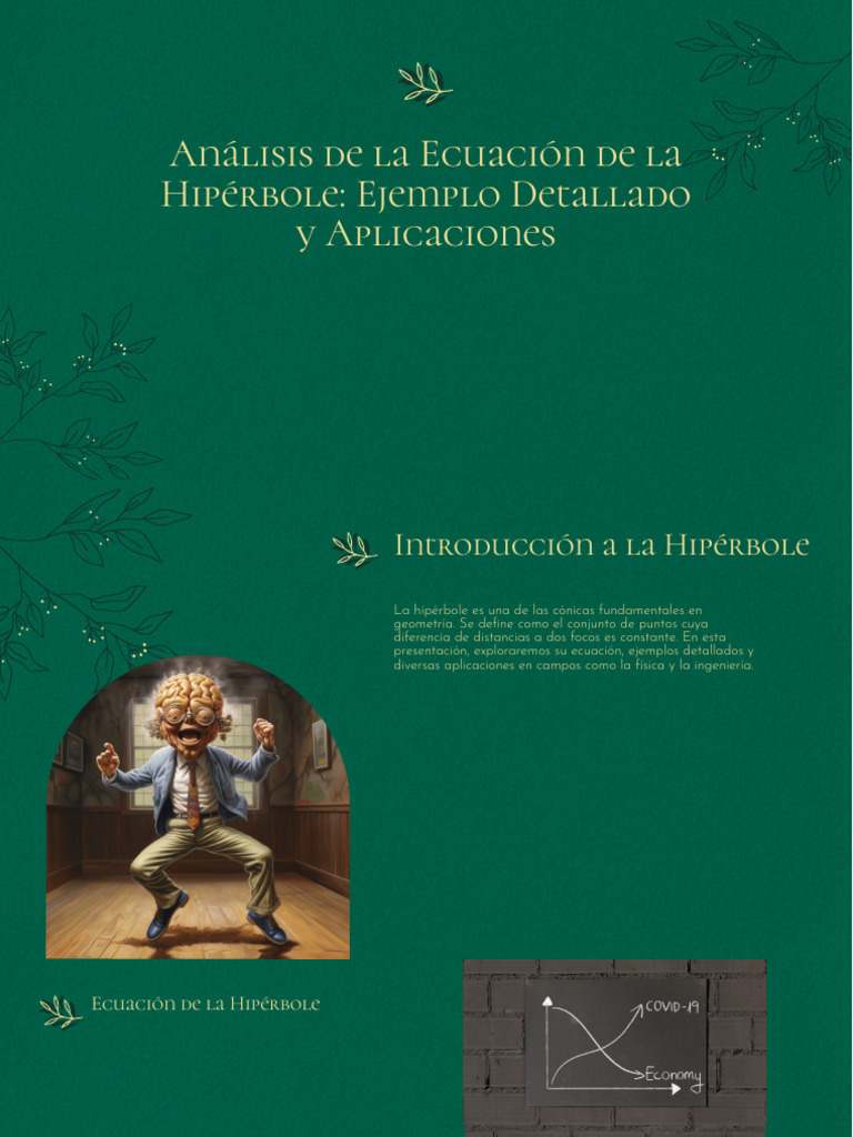 Slidesgo Analisis de La Ecuacion de La Hiperbole Ejemplo Detallado y ...