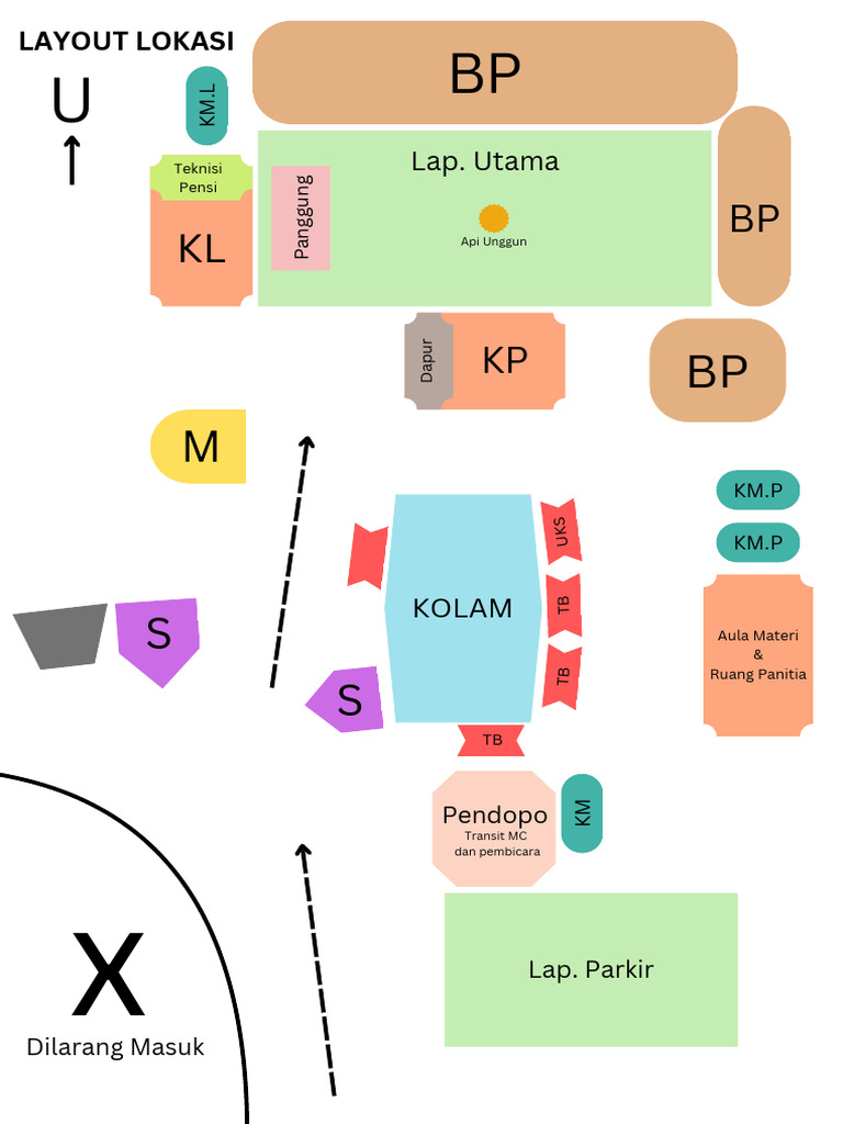 Layout Lokasi SIKRAB 2024 | PDF