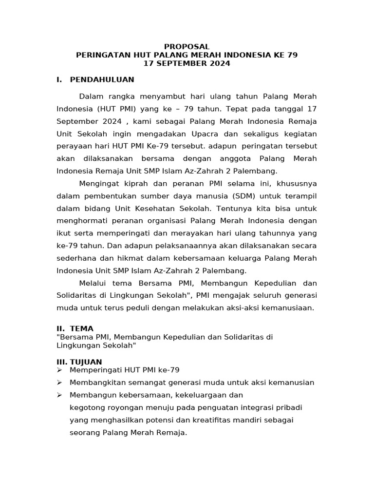 Proposal Pmi 2024 | PDF