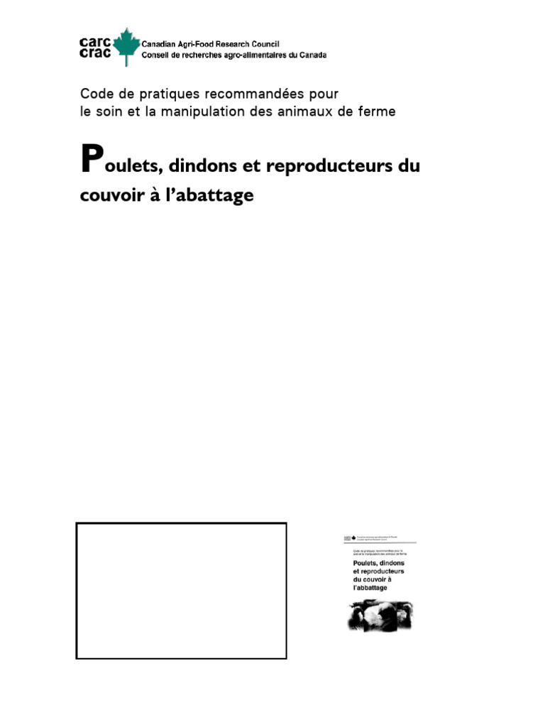 Poulets Dindons Et Reproducteurs | PDF