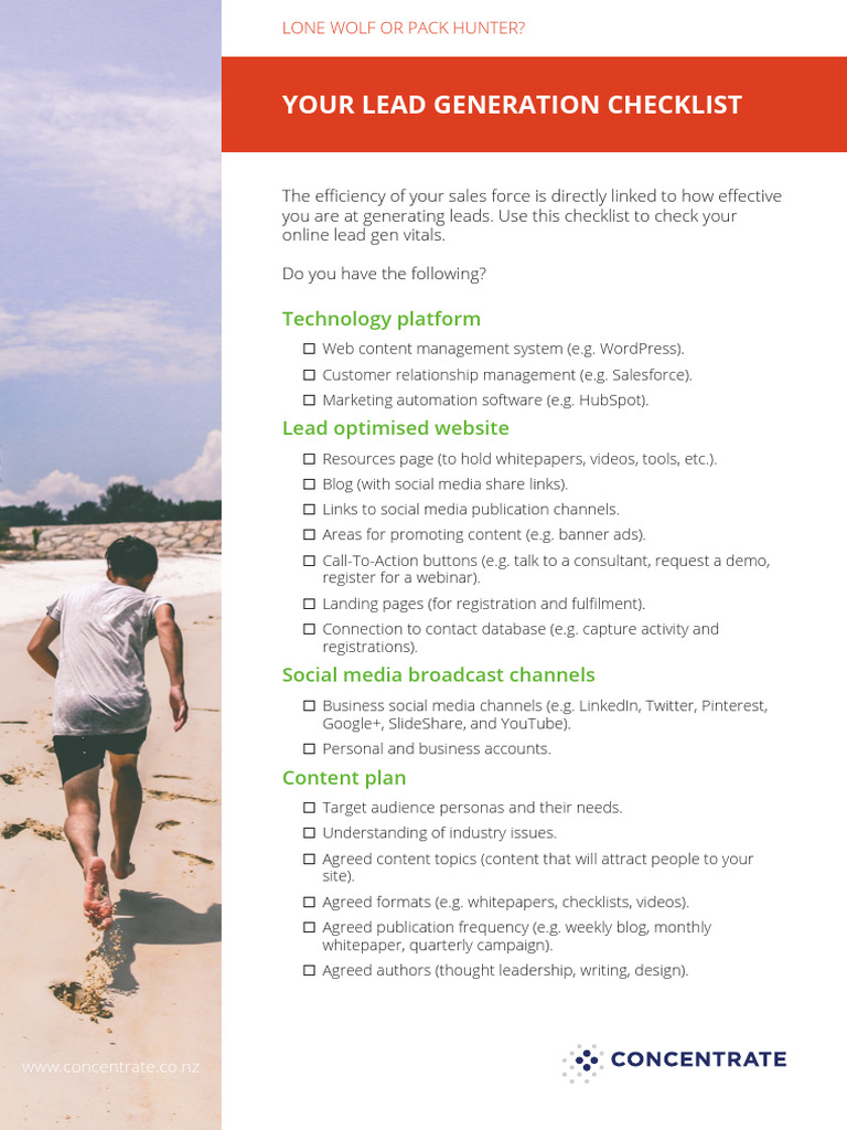 Lead-gen-checklist | PDF