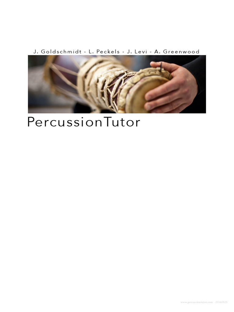 PercussionTutorBook 4992 | PDF