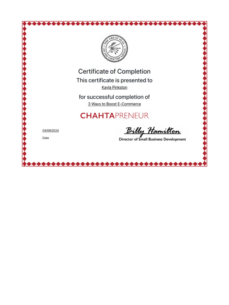 Your Certificate 2 | PDF