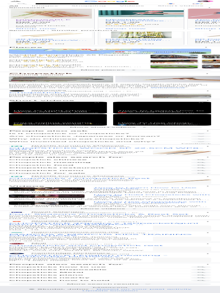 Chopstick - Google Search | PDF