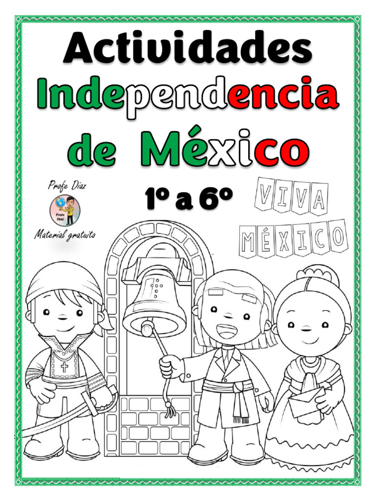 Actividades Independencia de México - Profe Diaz | PDF