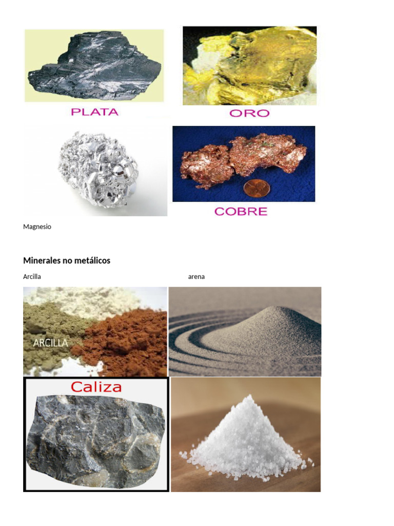 Minerales no metalicos | PDF