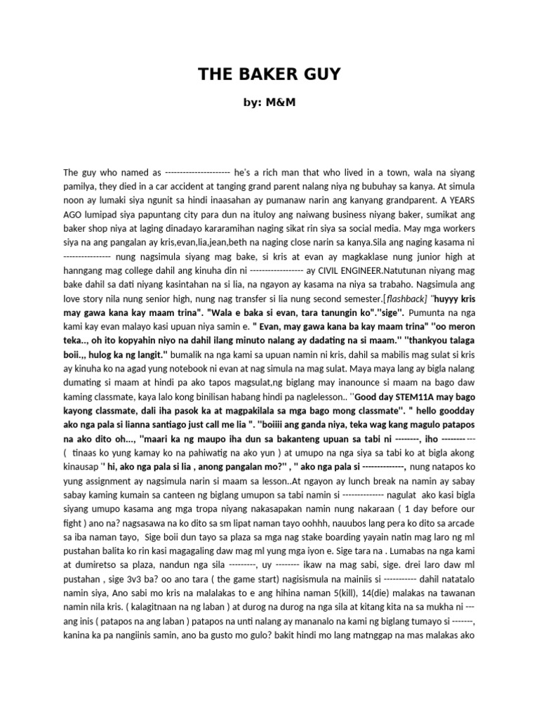 The Baker Guy | PDF