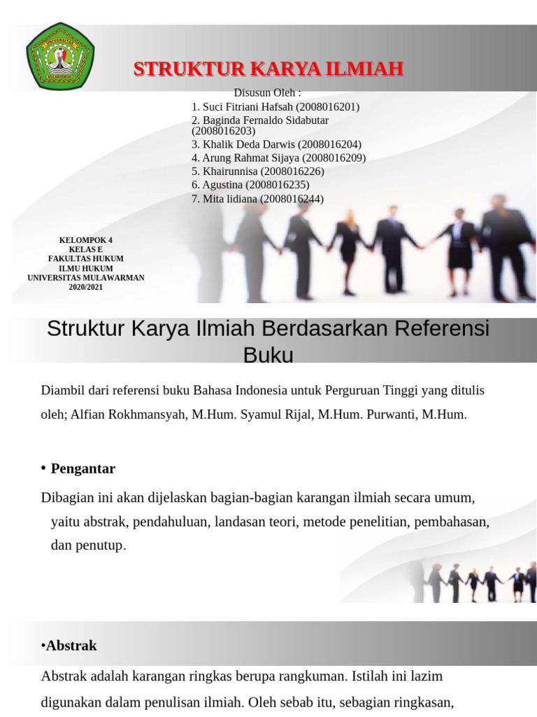 Struktur Karya Ilmiah | PDF