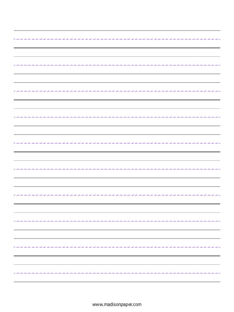 Lined Handwriting Paper | PDF
