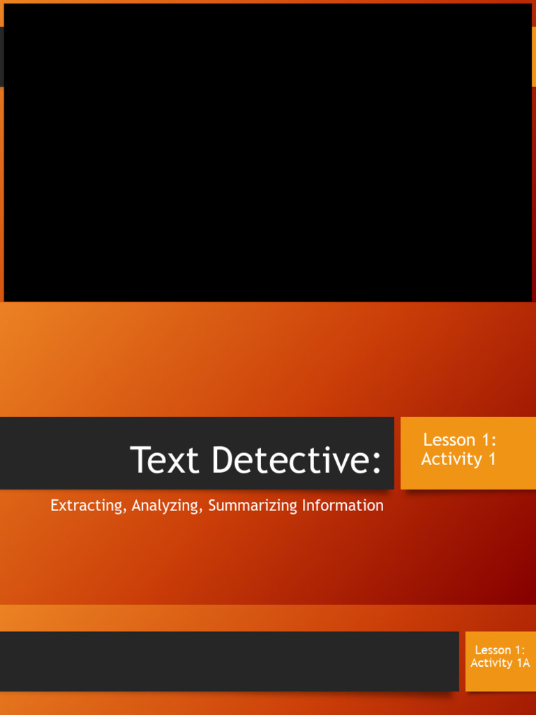 Lesson 1-Activity 1 | PDF
