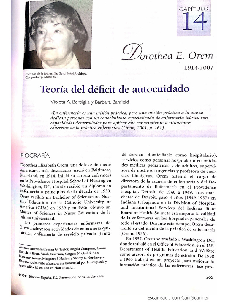Dorothea Orem | PDF
