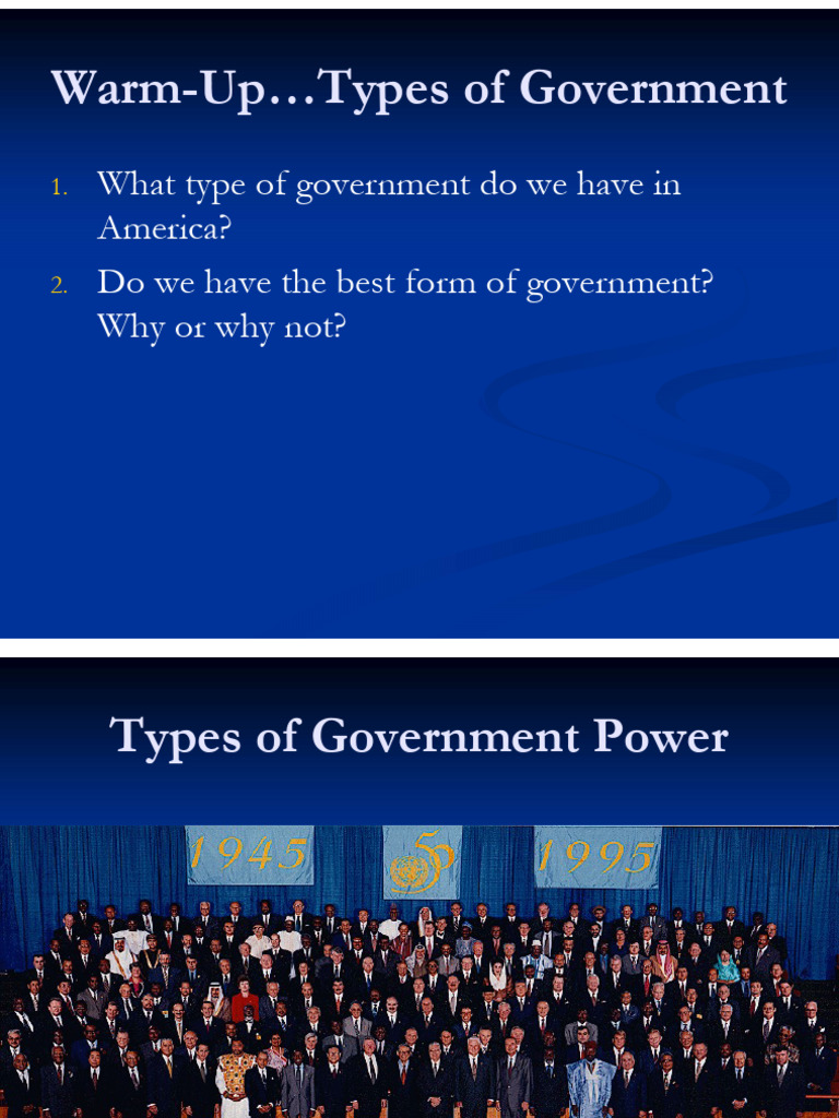 Types of Govt PDF | PDF