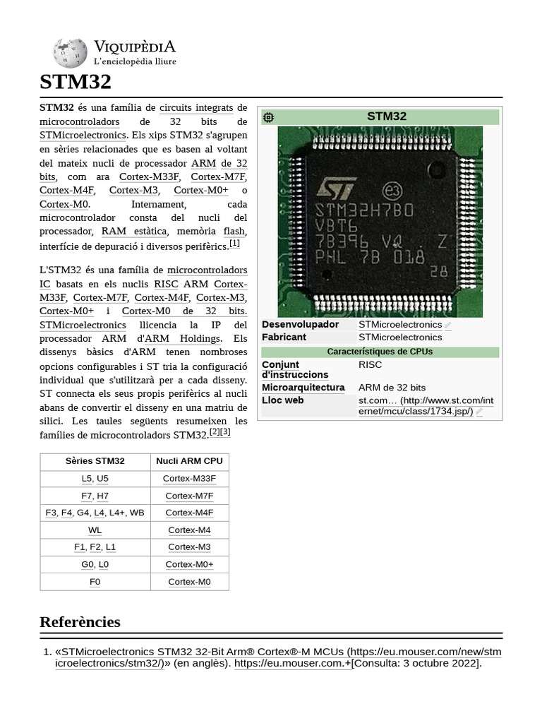 STM32 Catala | PDF