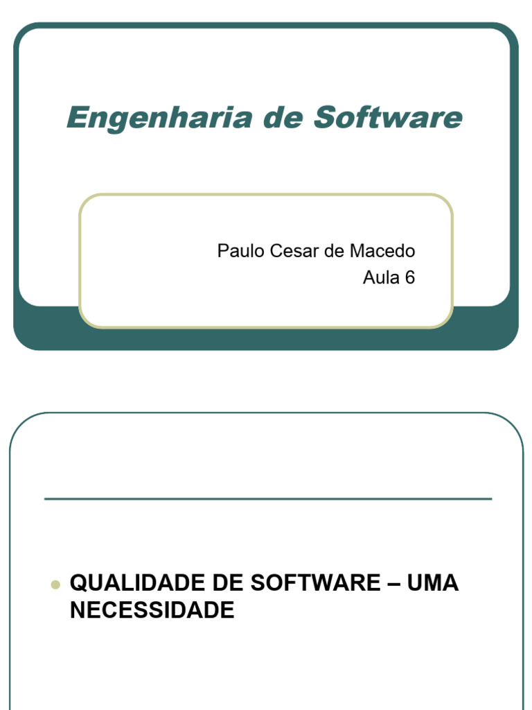 Aula 6 | PDF