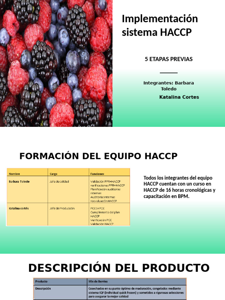 Sistema Haccp (1) | PDF