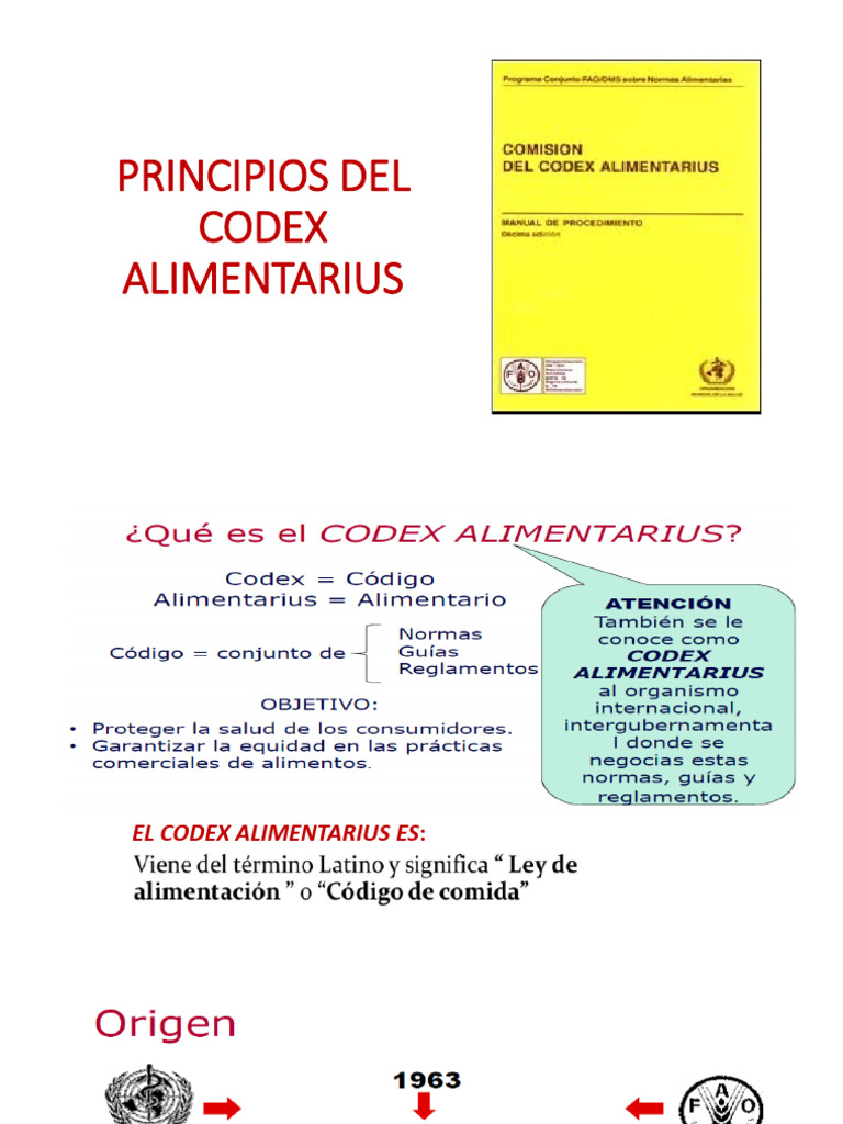 Principios Del Codex Alimentarius | PDF