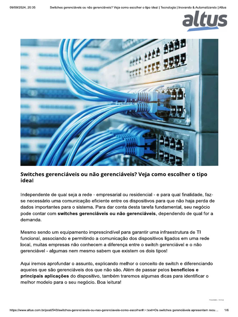 SWs Gerenciaveis | PDF