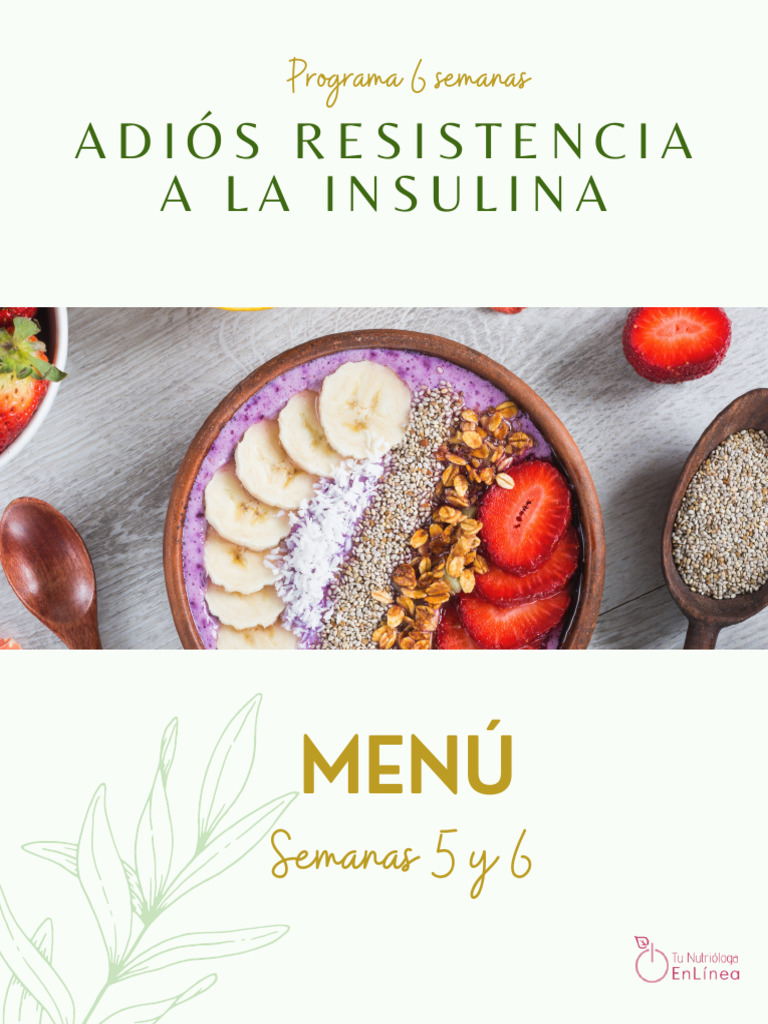 Menú Semanas 5-6 0031 | PDF