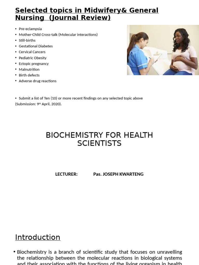 Introduction & Enzymes-1 | PDF