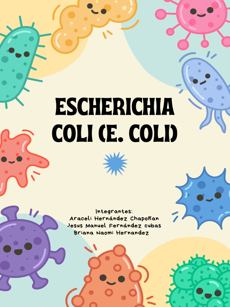 Escherichia Coli | PDF